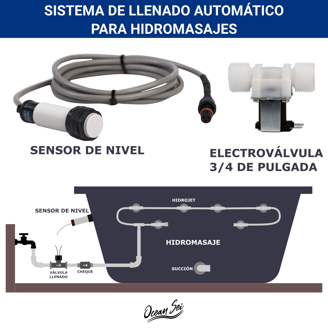 Llenado Automático para Jacuzzi | Envío Gratis